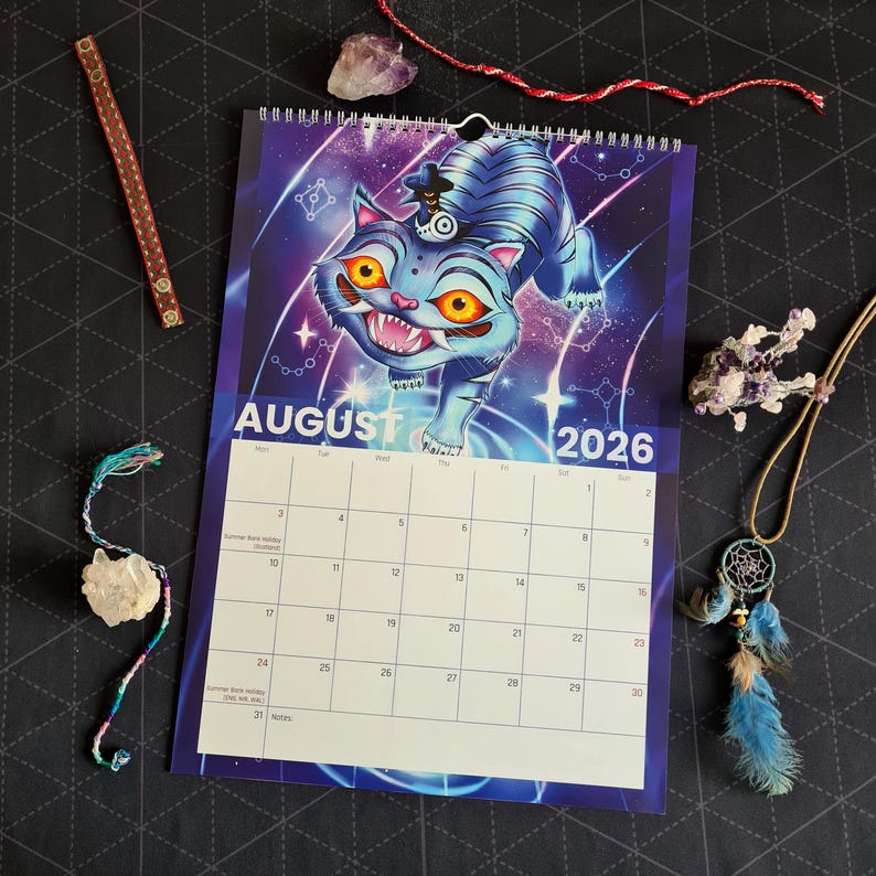 2026 Fantasy Anime Art Wall Calendar | A3 Monthly Planner | Fantasy ...
