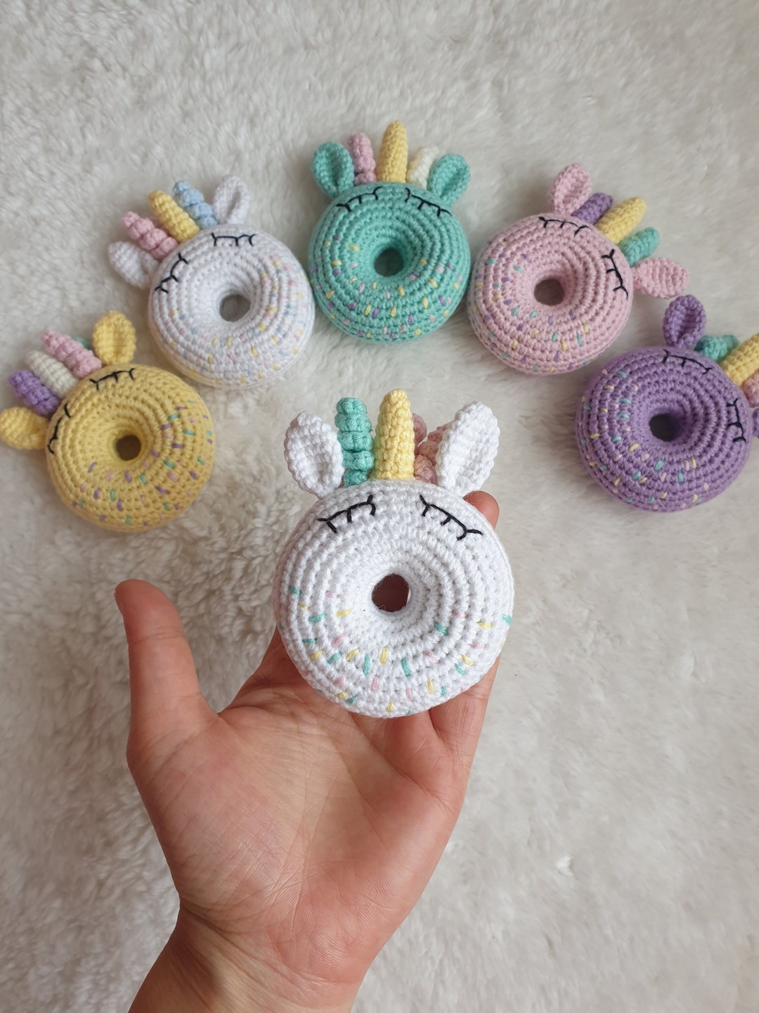 Unicorn Donut Toy, Donut Toy for Cat, Cat Toys, Catnip Cat Toys ...