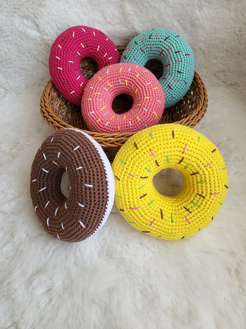 Donut Toy for Dogs Squeaky Toys for Dogs Dog Toys Donuts - Etsy