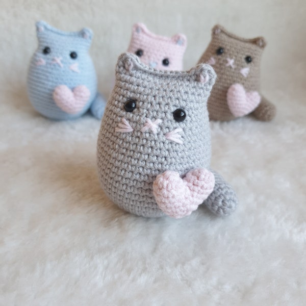 Mini Crochet Cat - Etsy