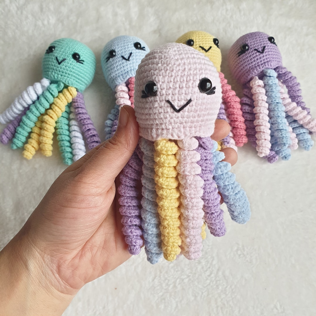 Octopus Toy for Cats, Crochet Octopus for Cats With Catnip, New Design ...