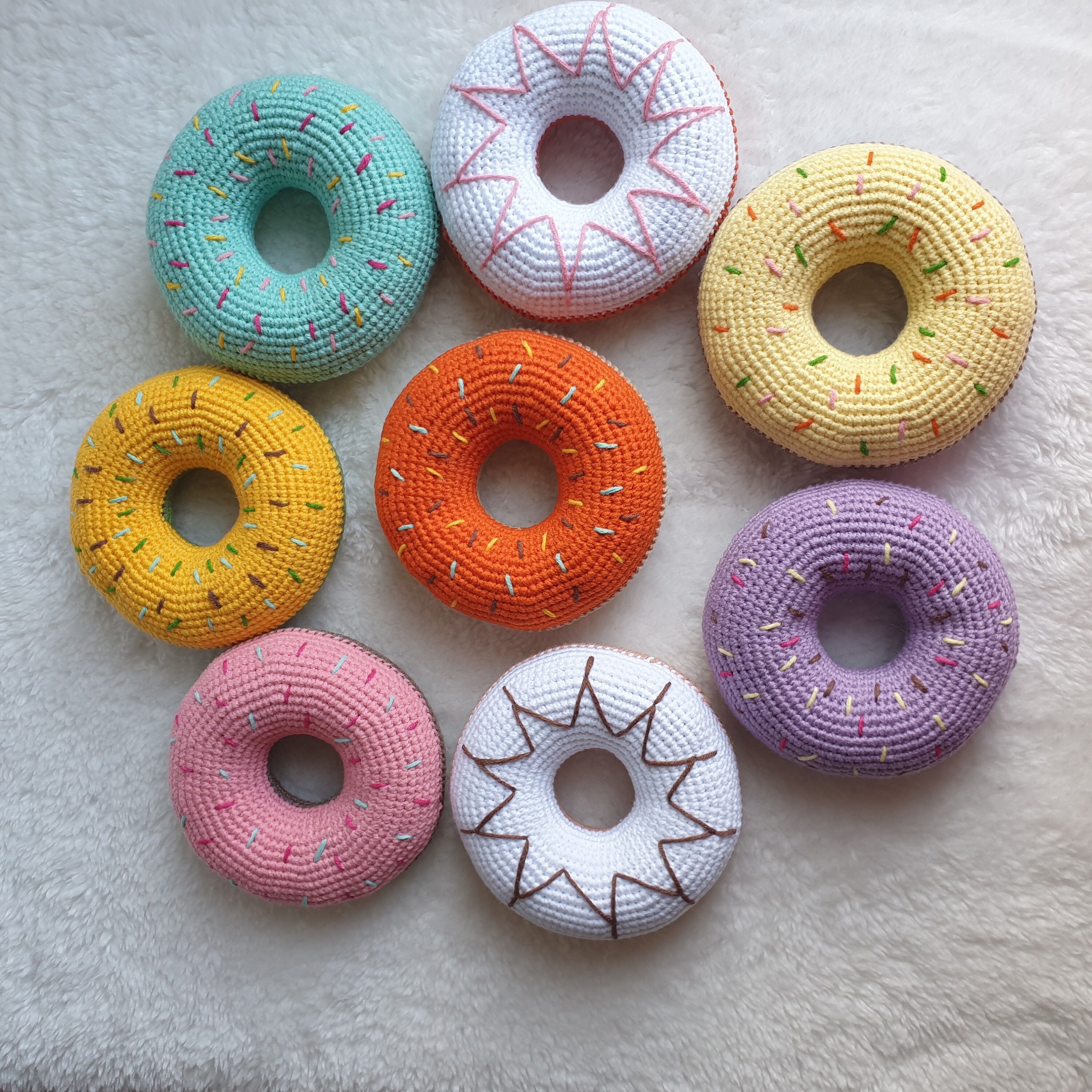 Donut Toy for Dogs Squeaky Toys for Dogs Dog Toys Donuts - Etsy