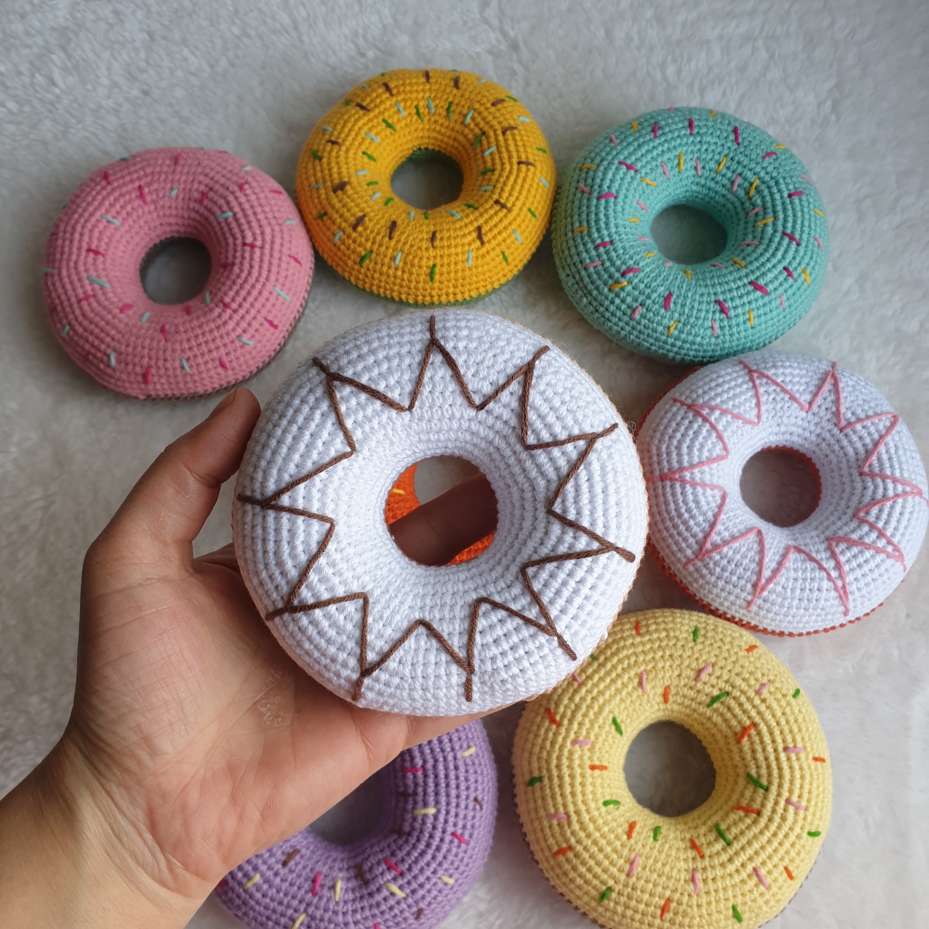 Donut Toy for Dogs Squeaky Toys for Dogs Dog Toys Donuts - Etsy