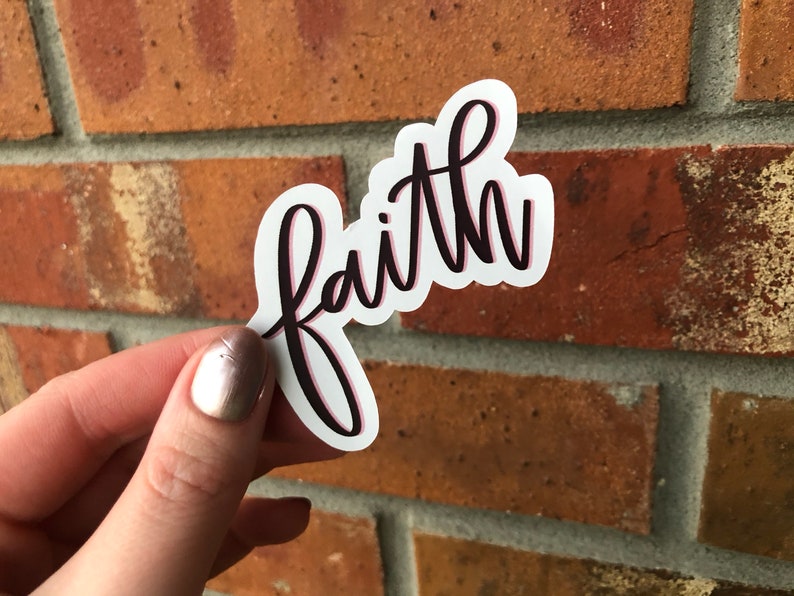 Elevated Faith Cursive Sticker Christian Stickers