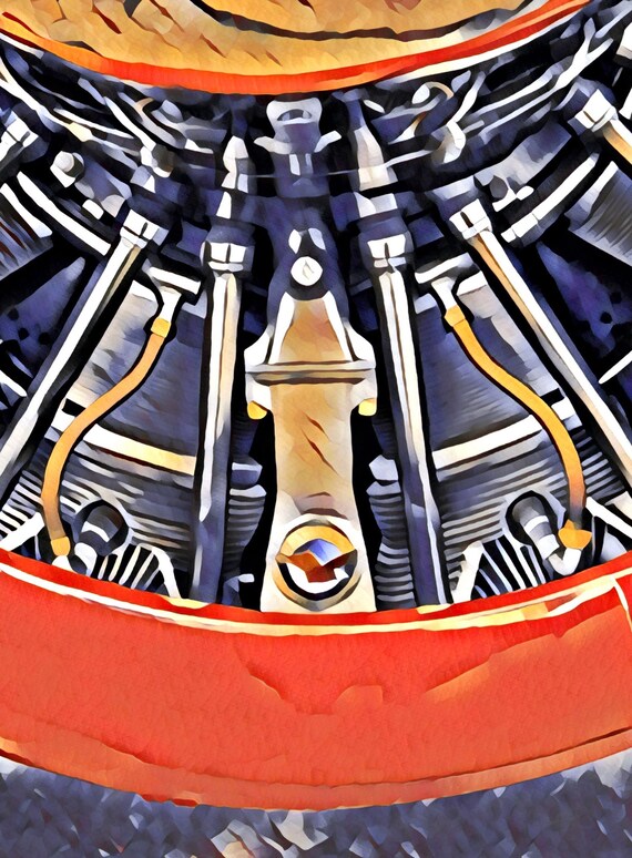 Aircraft Engine Digital Print - Etsy Singapore