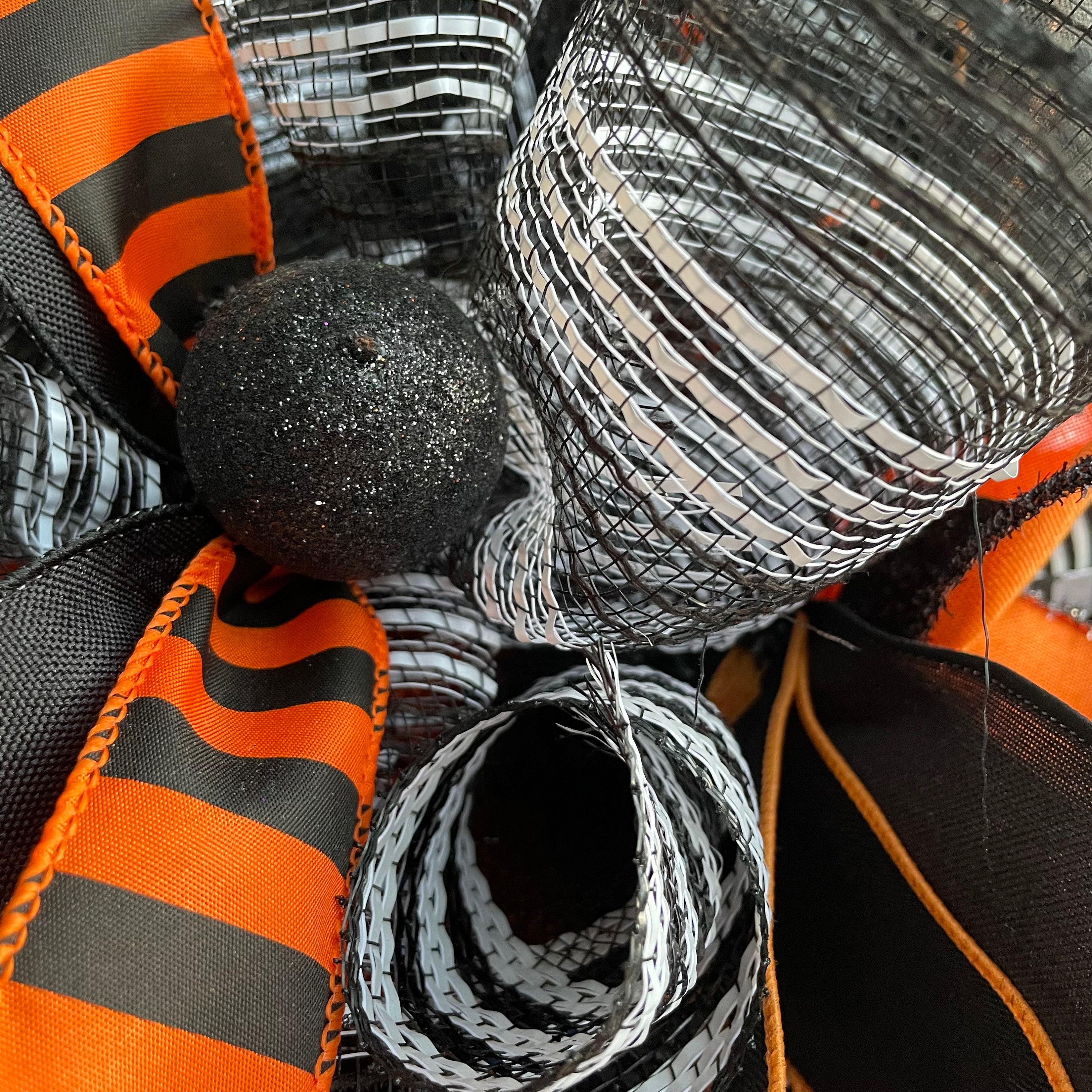 Halloween Wreath Mummy Wreath Pumpkin Wreath Front Door Wreath Door ...