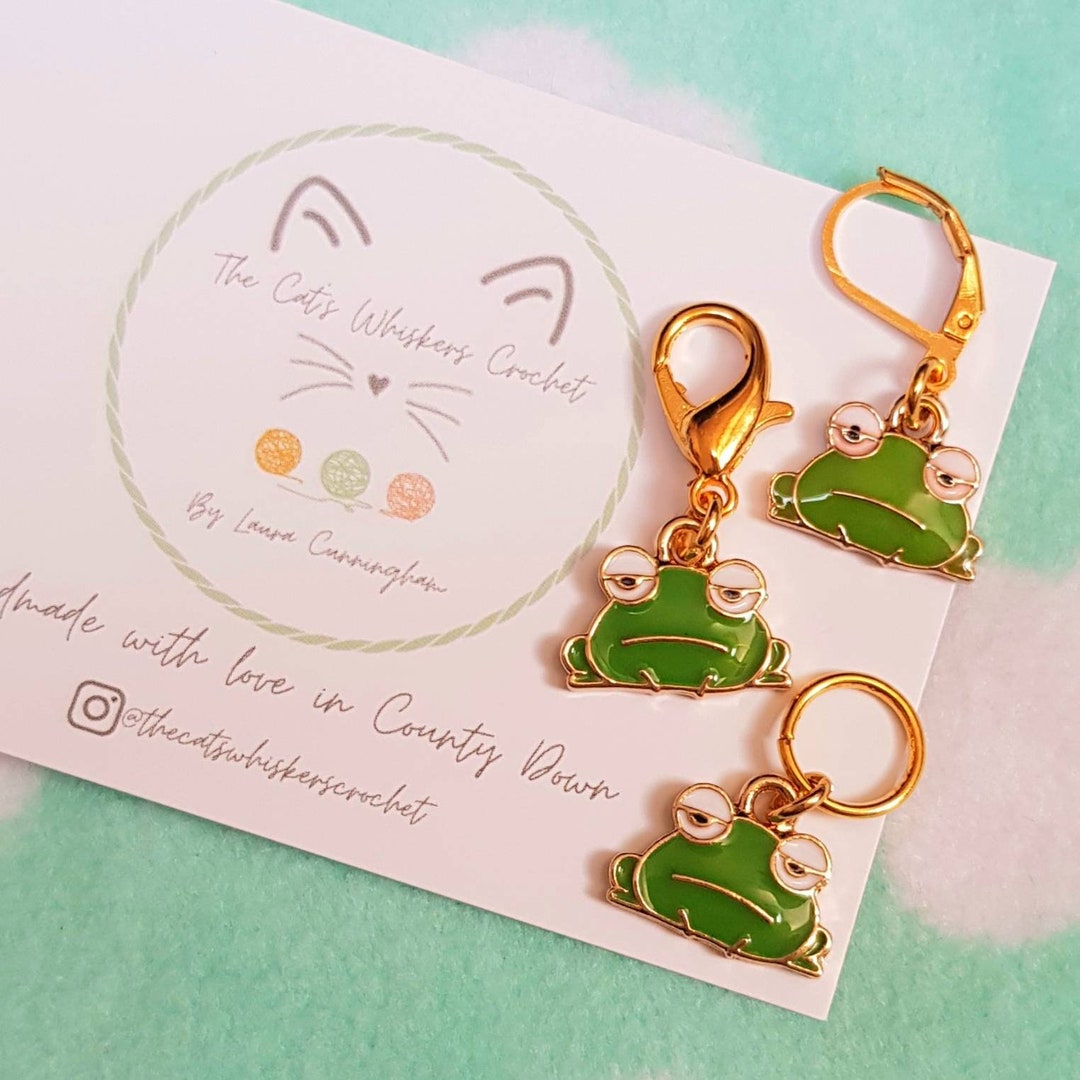 Frog Stitch Marker, Stitch Markers for Crochet, Stitch Markers for ...