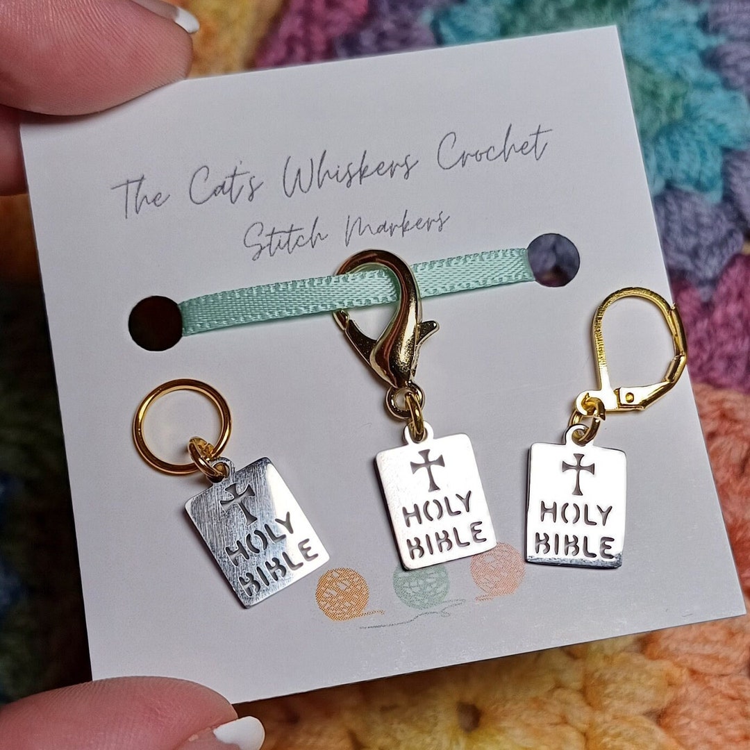 Bible Faith Stitch Marker, Stitch Markers for Crochet and Knitting ...