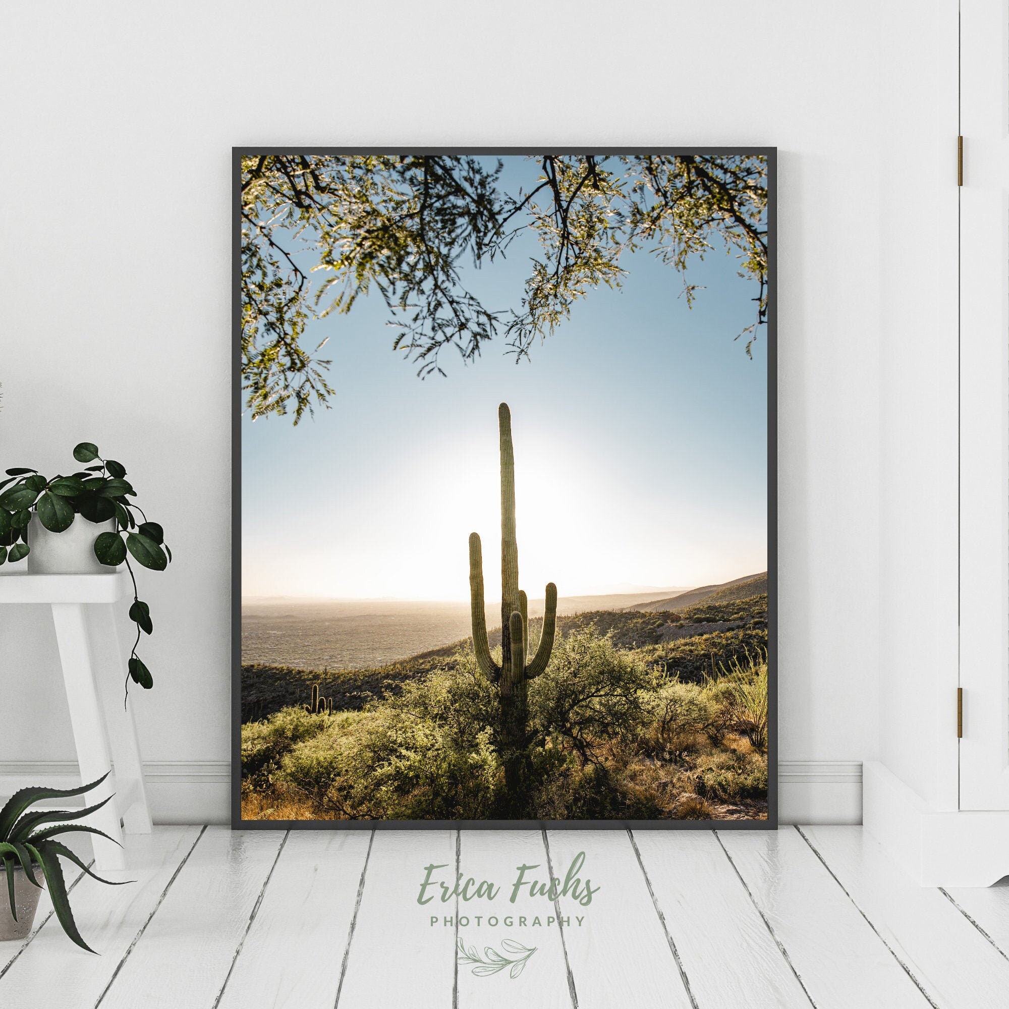 Saguaro Cactus Print Cactus Poster Arizona Poster Desert - Etsy