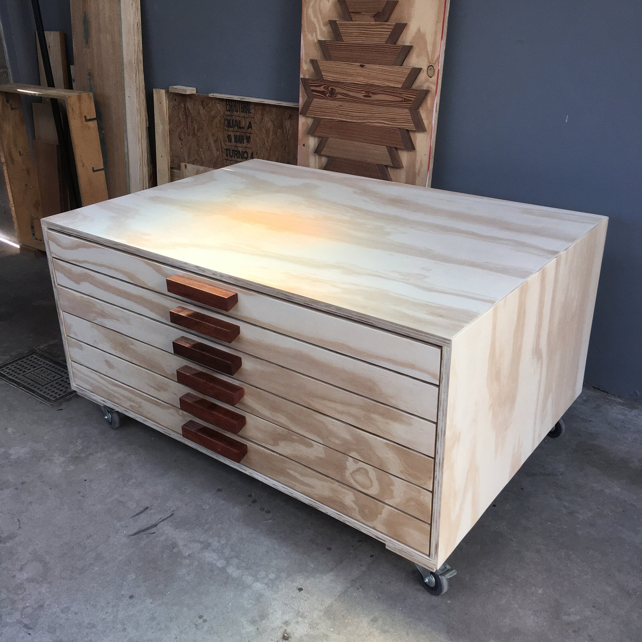 Flat File Coffee Table