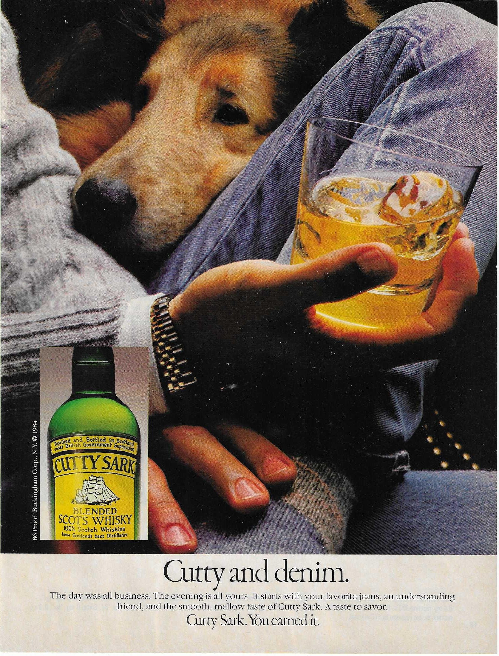 Original 1985 Full Page Magazine Advertisement for CUTTY SARK Scotch Whisky 8 X 11 Inches FREE ...