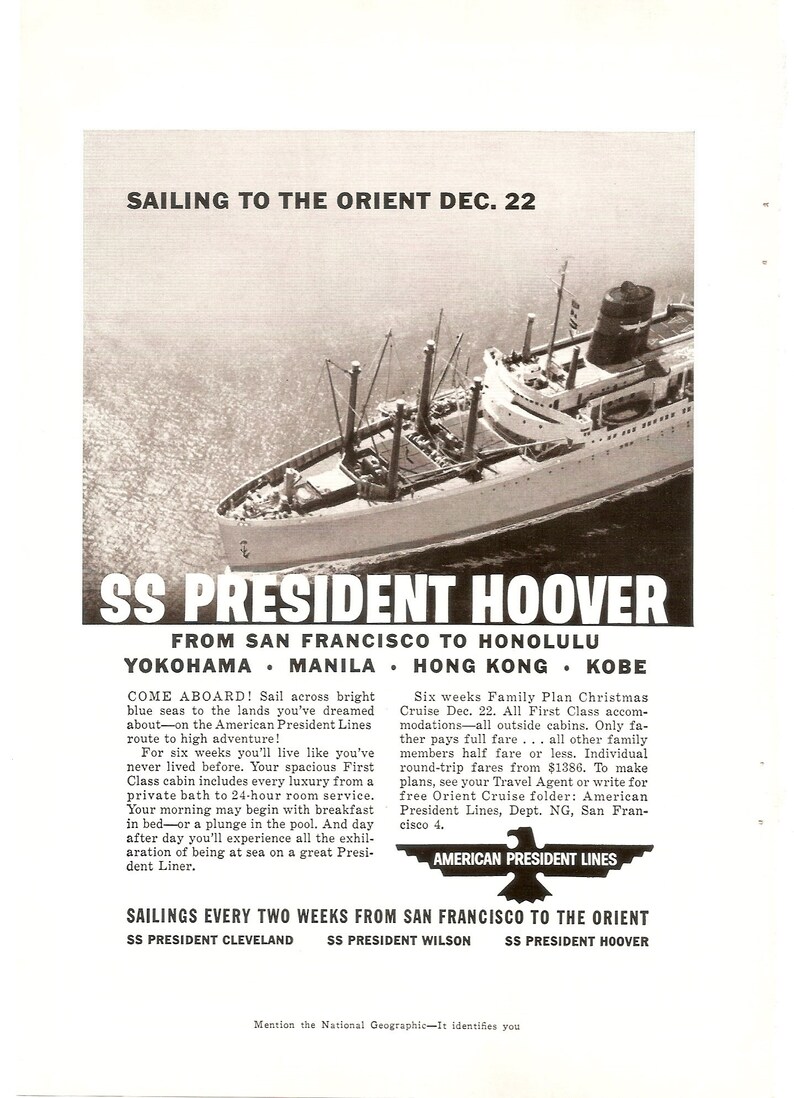 Original 1958 Full Page Magazine Advertisement for AMERICAN - Etsy