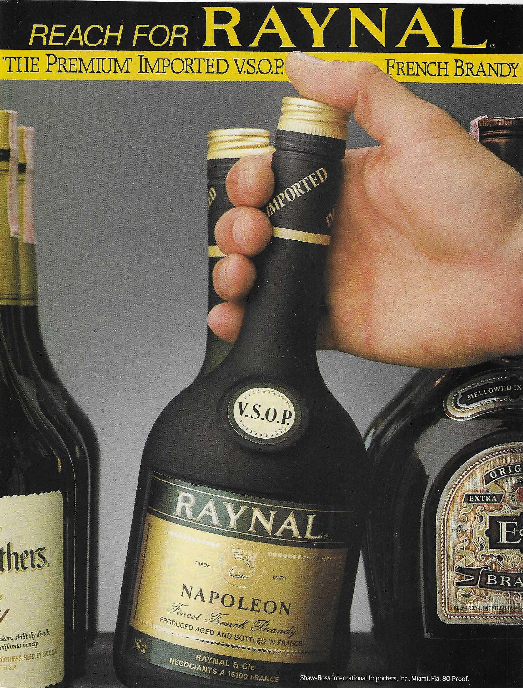 Original 1985 Full Page Magazine Advertisement for RAYNAL Napoleon ...