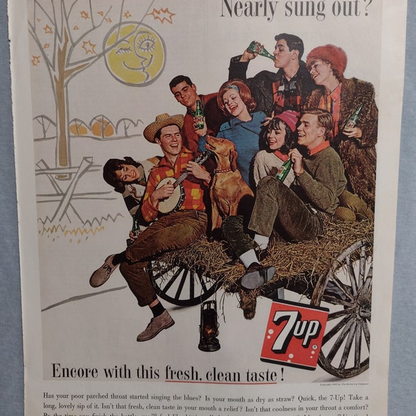 7up Advertisement - Etsy