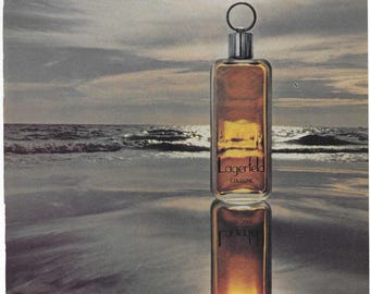 Original 1989 Full Page Magazine Advertisement SANTA FE Cologne for Men ...