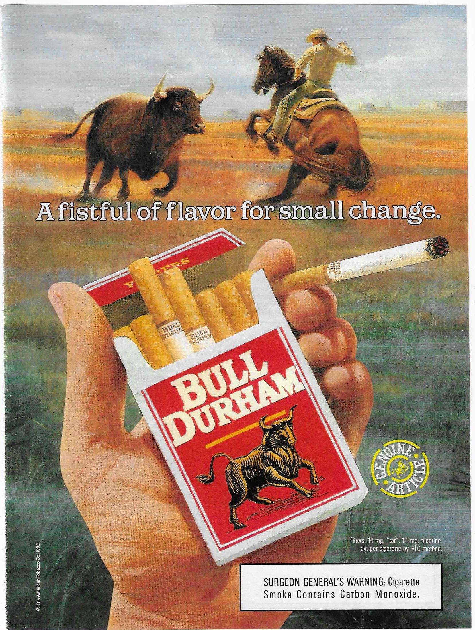 Bull Durham Advertising