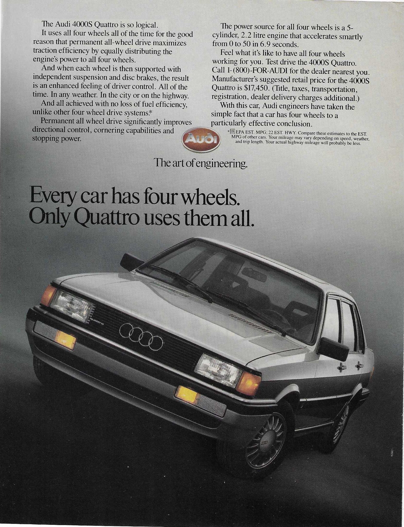 1983 Audi 4000s 4e