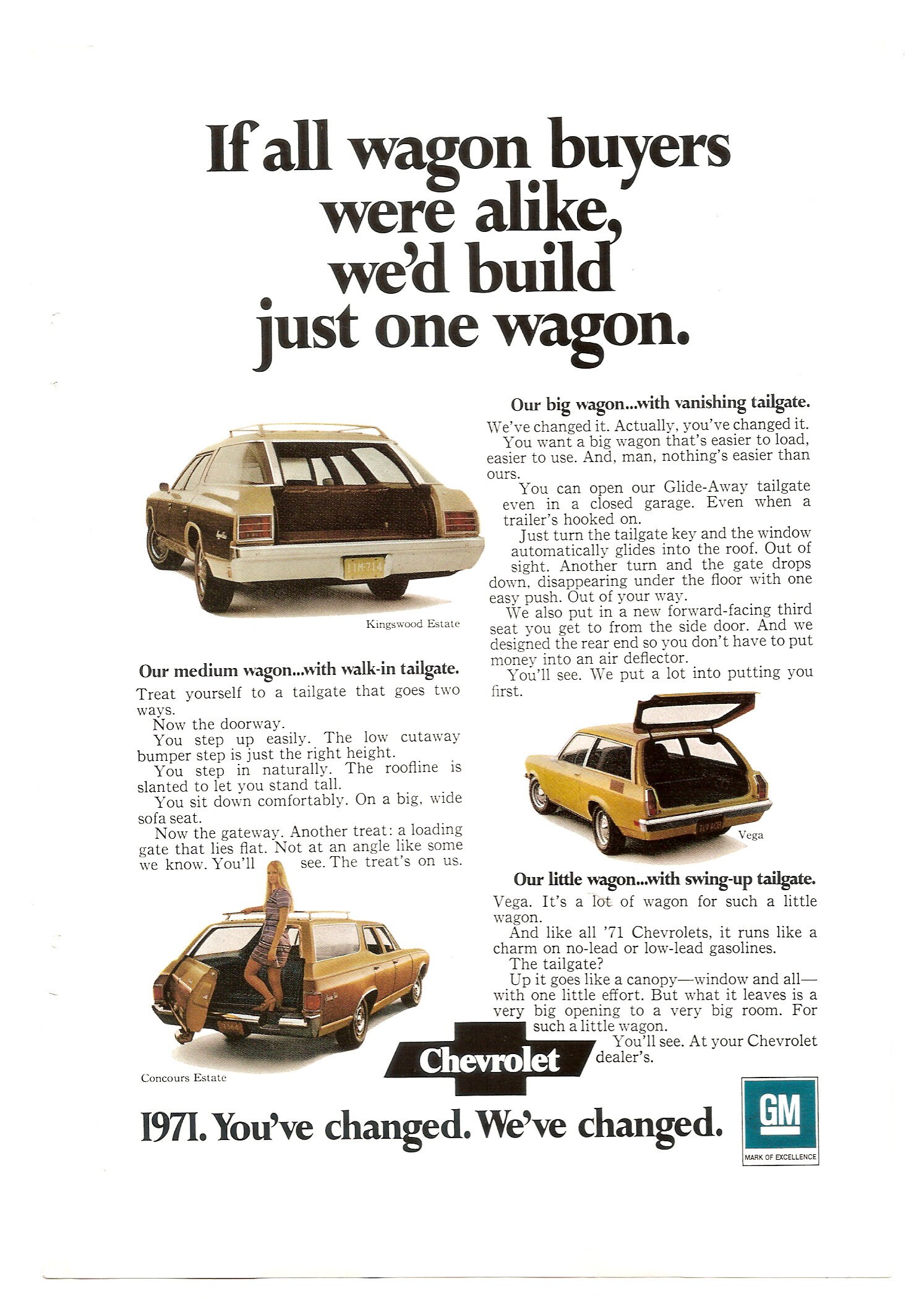 Original 1971 Full Page Magazine Advertisement for CHEVROLET - Etsy