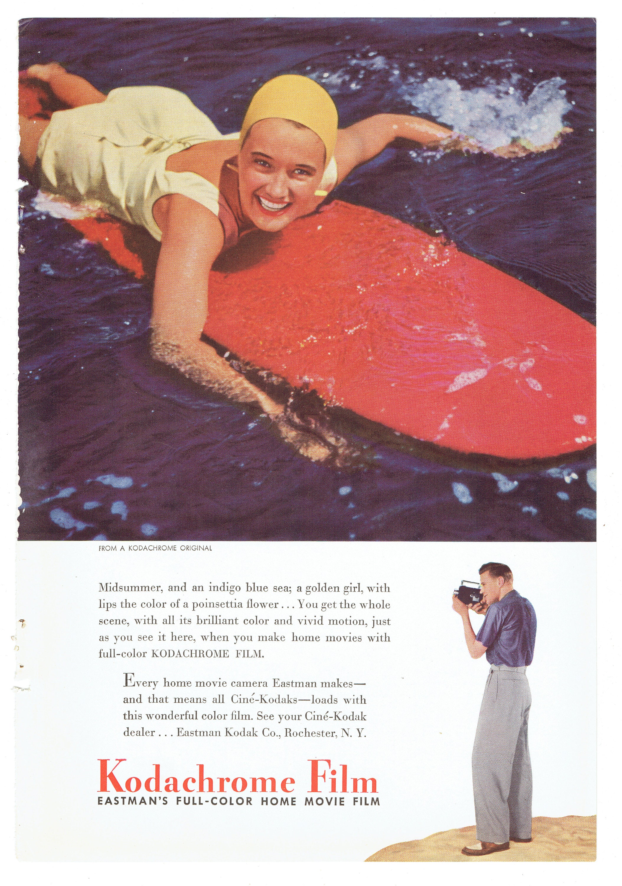 Original 1941 Full Page Magazine Advertisement for KODACHROME - Etsy