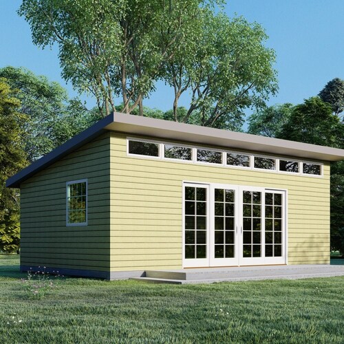 DIY Modern Shed Plans - Etsy