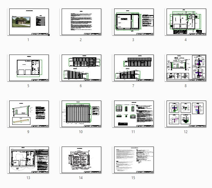 24'x36' Modern Garage Plans With Studio Apartments, 2 Car Architectural ...