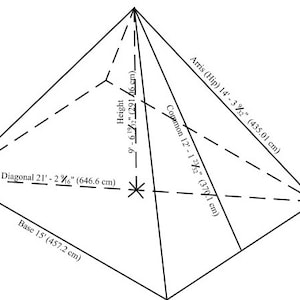 15'x15' Pyramid Framed Greenhouse Plans/detailed Building Construction ...