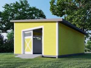 Backyard Office Plans 14x18 Tiny House Building Blueprints - Etsy Canada