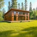 26’x36’ Lean Cabin Architectural Full Set Plan,modern Cottage ...