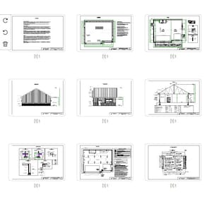 36 'x 28' Garage Plans, 3-car Traditional Garage Architectural ...