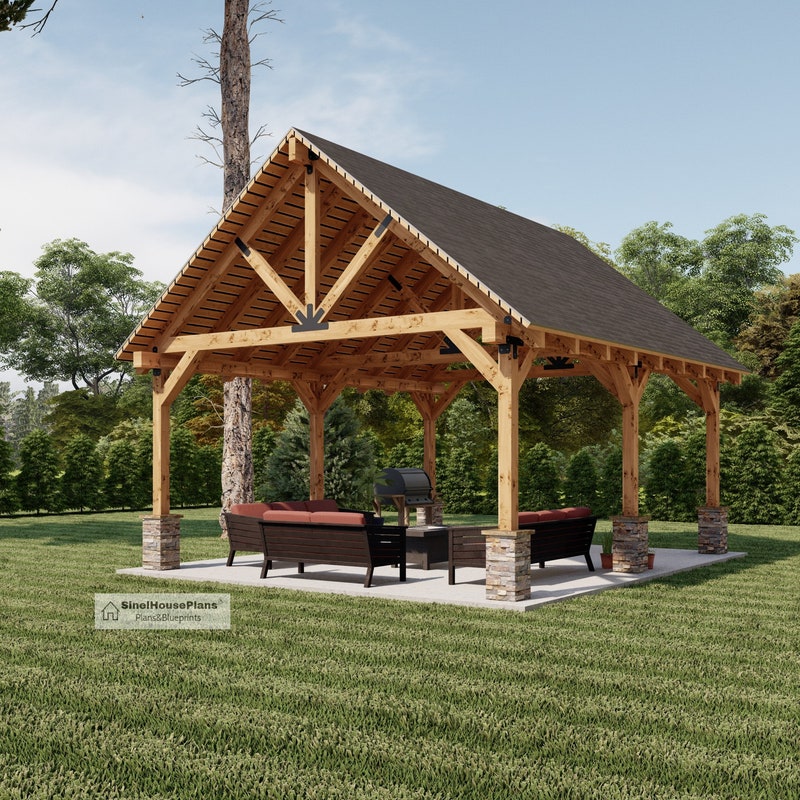 Outdoor Timber Gazebo - Etsy