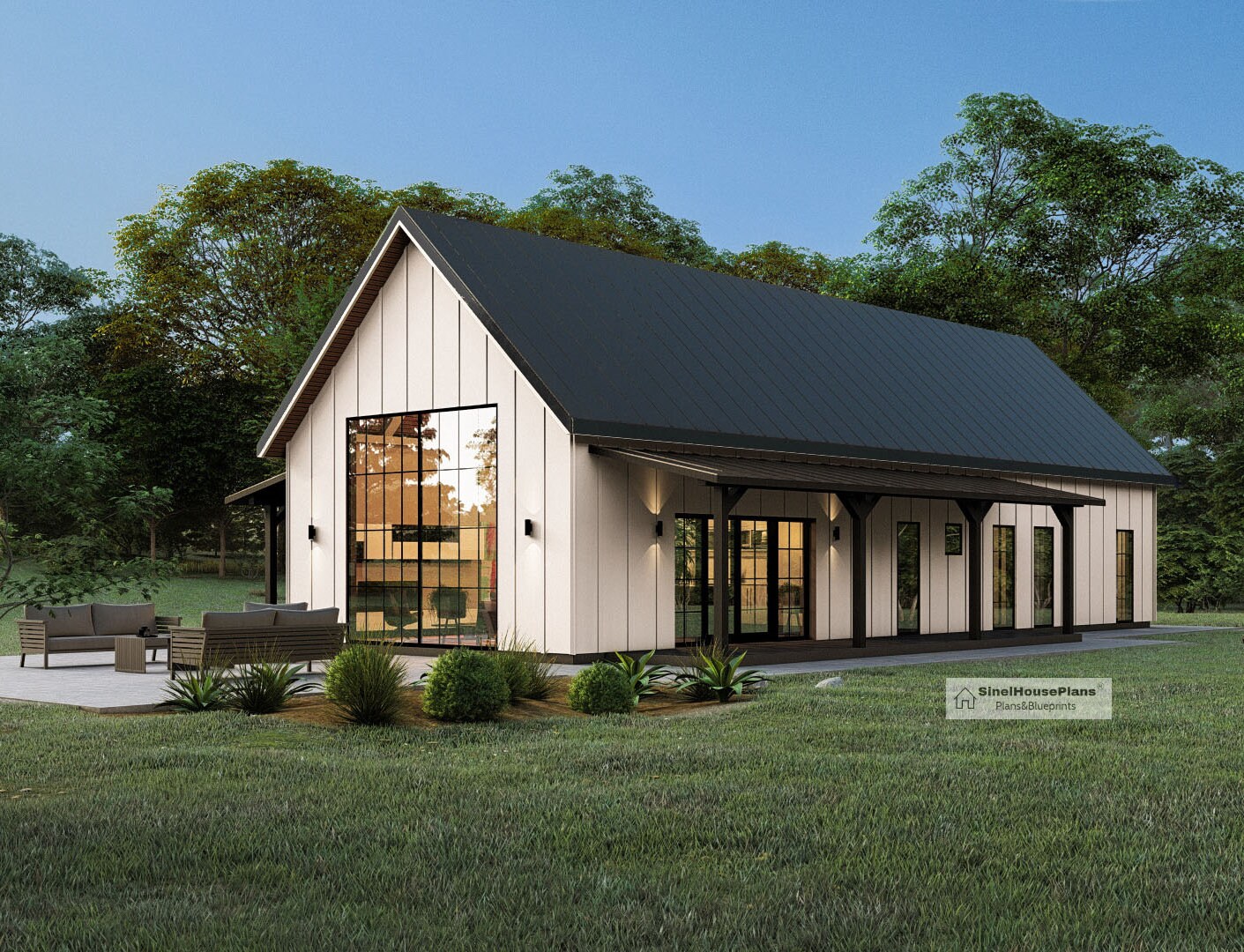 Bow Style Home Barn Plans