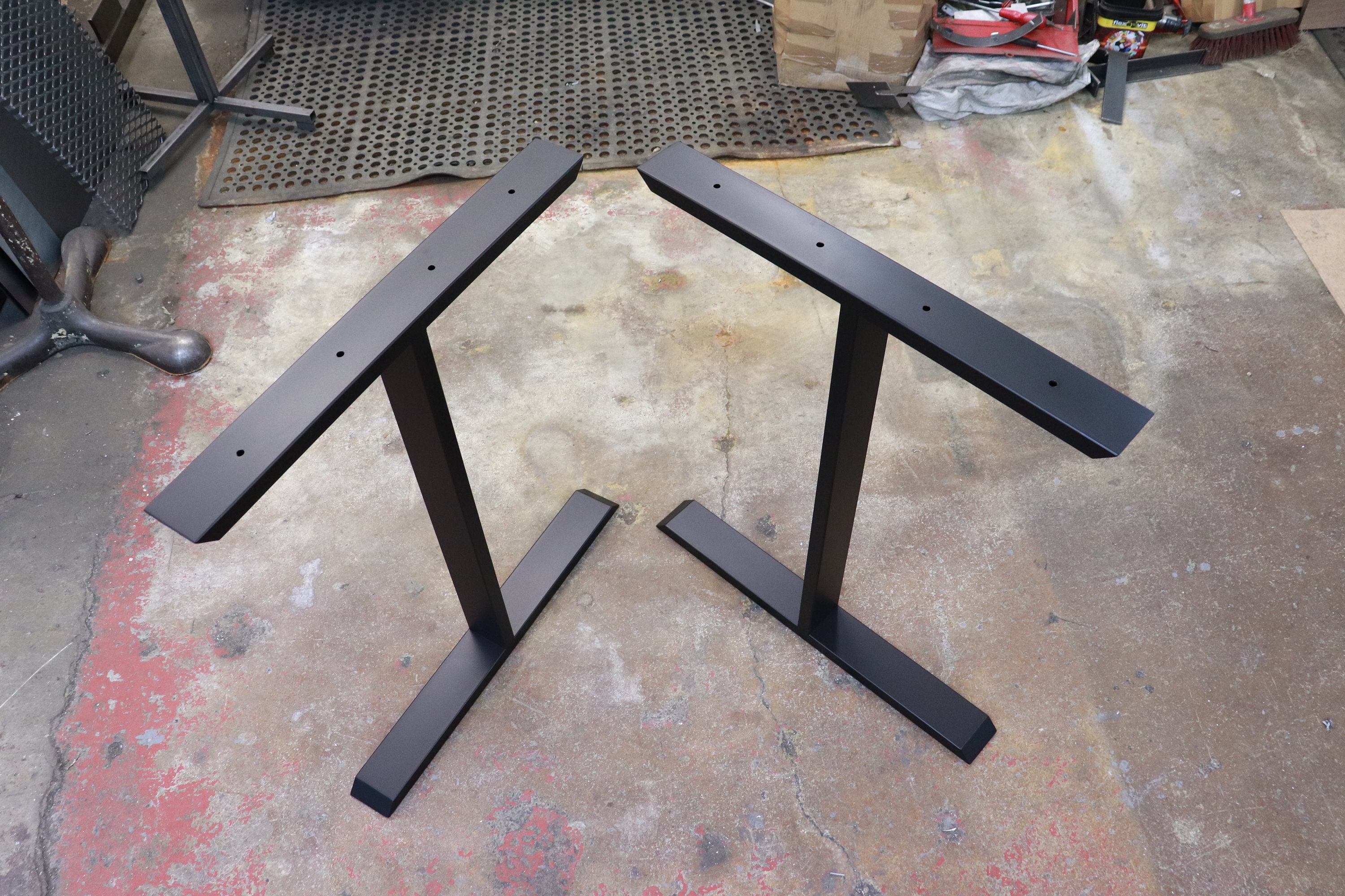 Metal Table Legs. Custom Sizing for Coffee Tables and Benches. Heavy ...
