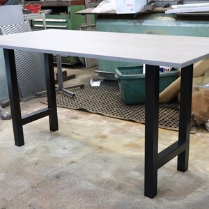 Metal Table Legs. H Shape Dining Table or Desk Legs. Available in a ...