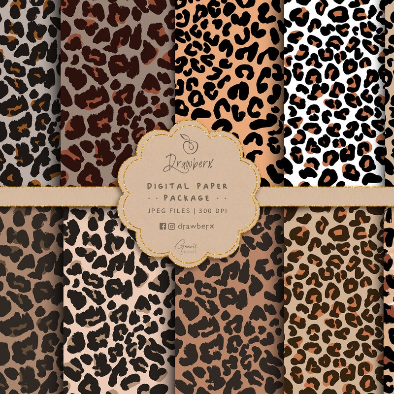 Leopard Wallpaper - Etsy