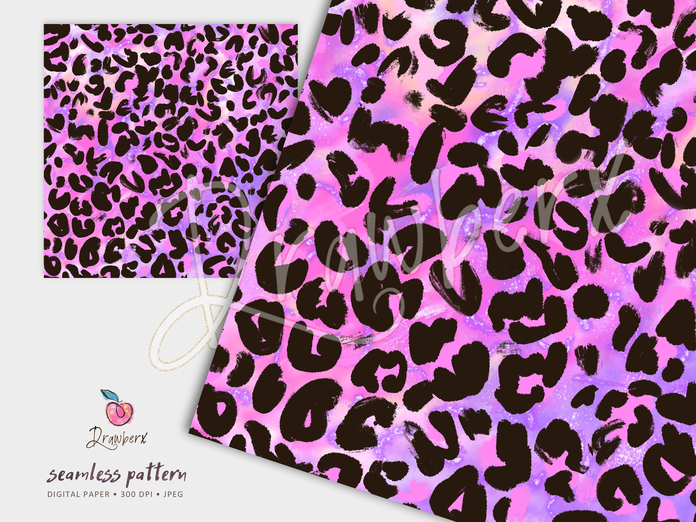 Purple Leopard Print, Seamless File,leopard Print, Cheetah Seamless ...