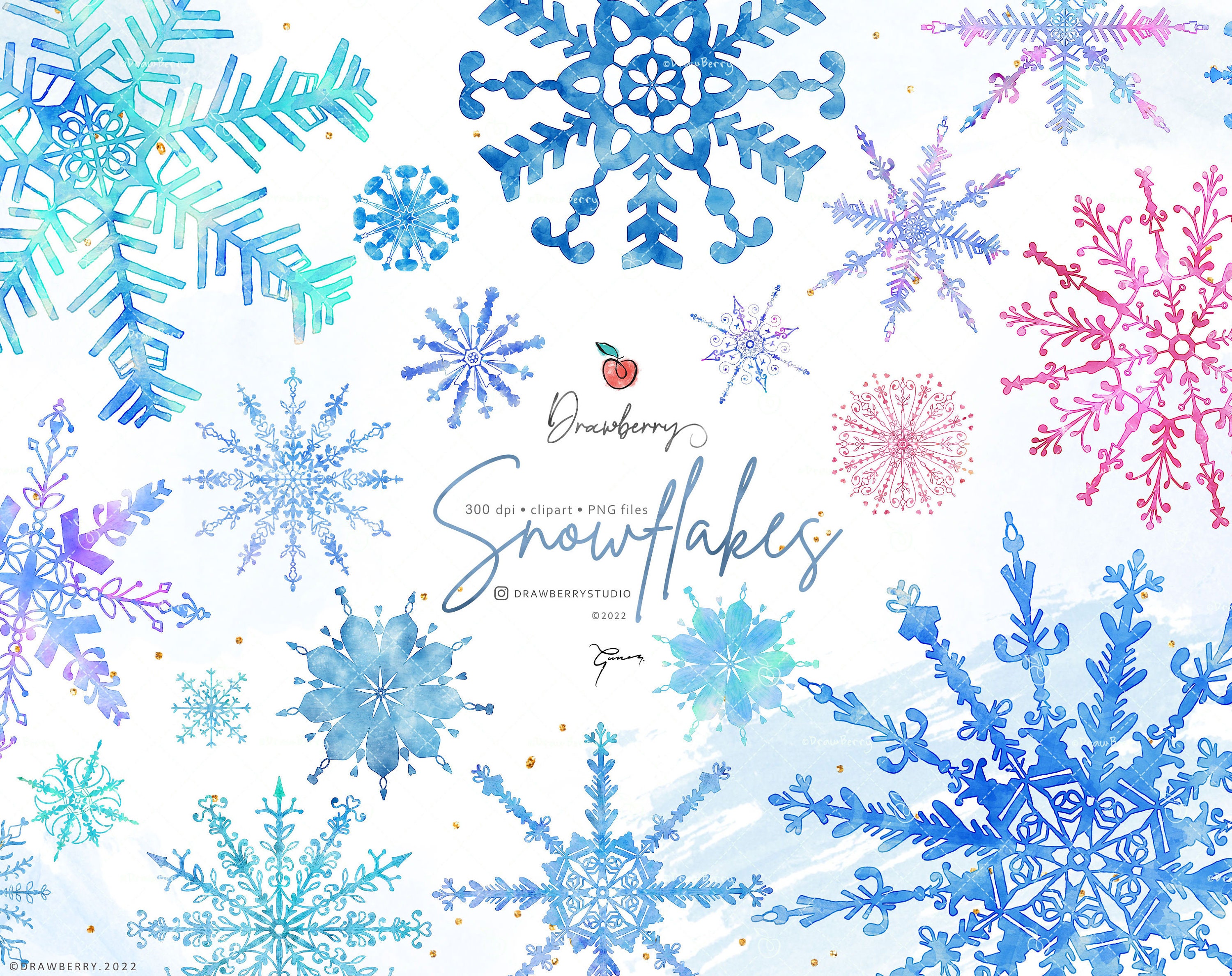 Snowflake Corner Border Png