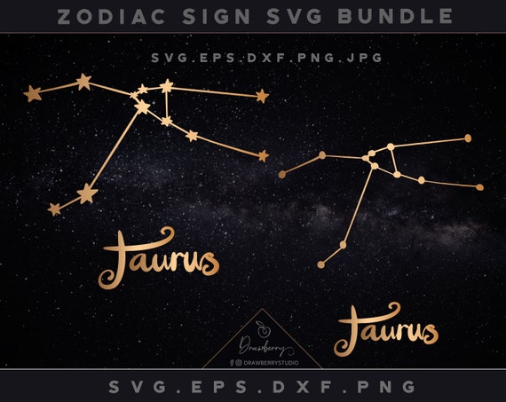 Craft Supplies & Tools Zodiac Svg Hand Illustrated SVG Eps Png ...