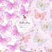 Butterfly Digital Paper, 10 Seamless Pattern / Gold, Pink, Purple ...