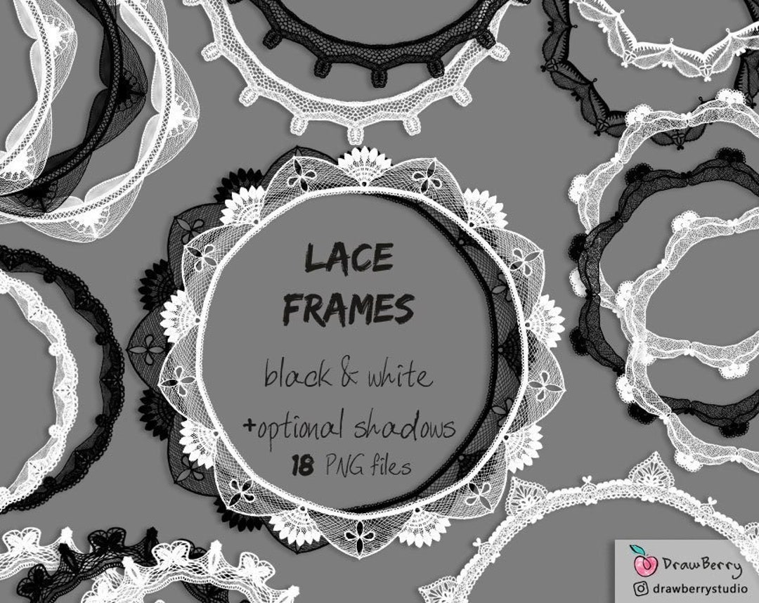 Lace Clipart Frame