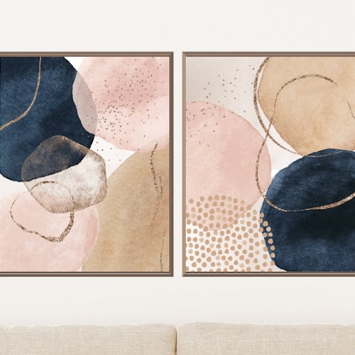 Abstract Print Pastel Printable Wall Art Neutral Abstract - Etsy