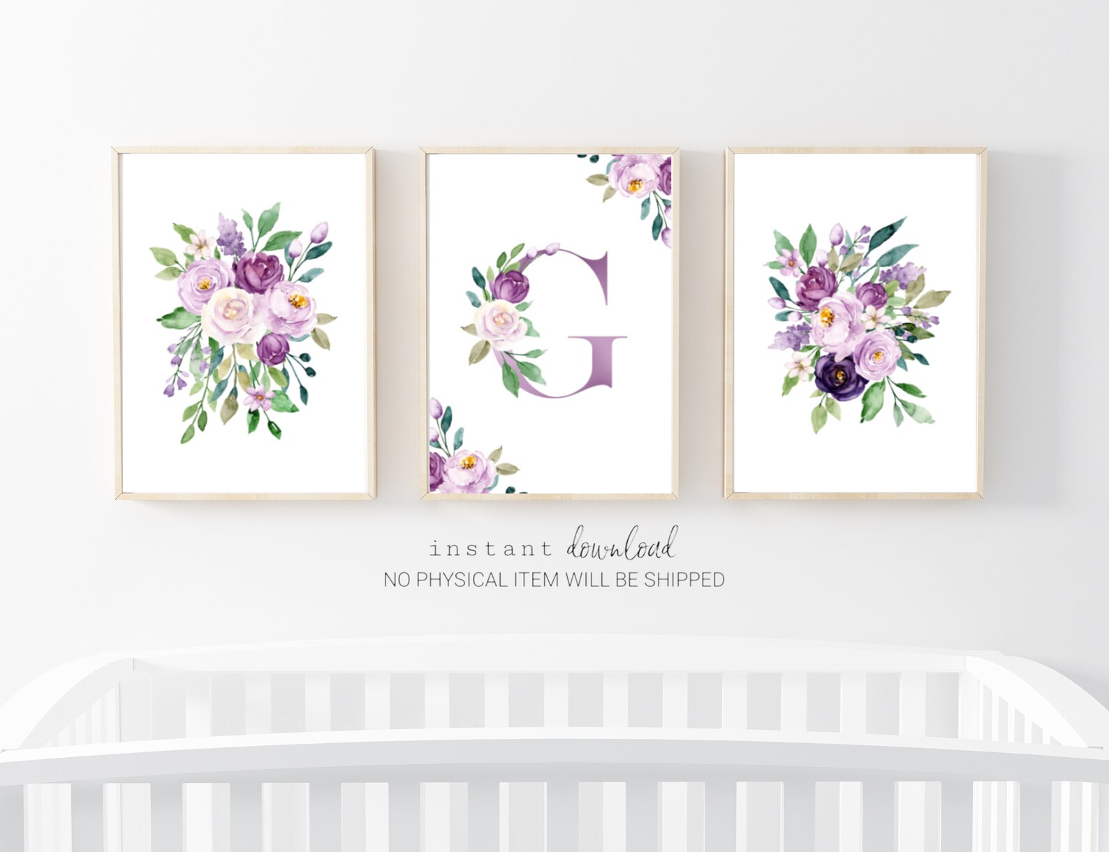 Set of 3 Nursery Prints Printable Nursery Wall Art - Etsy