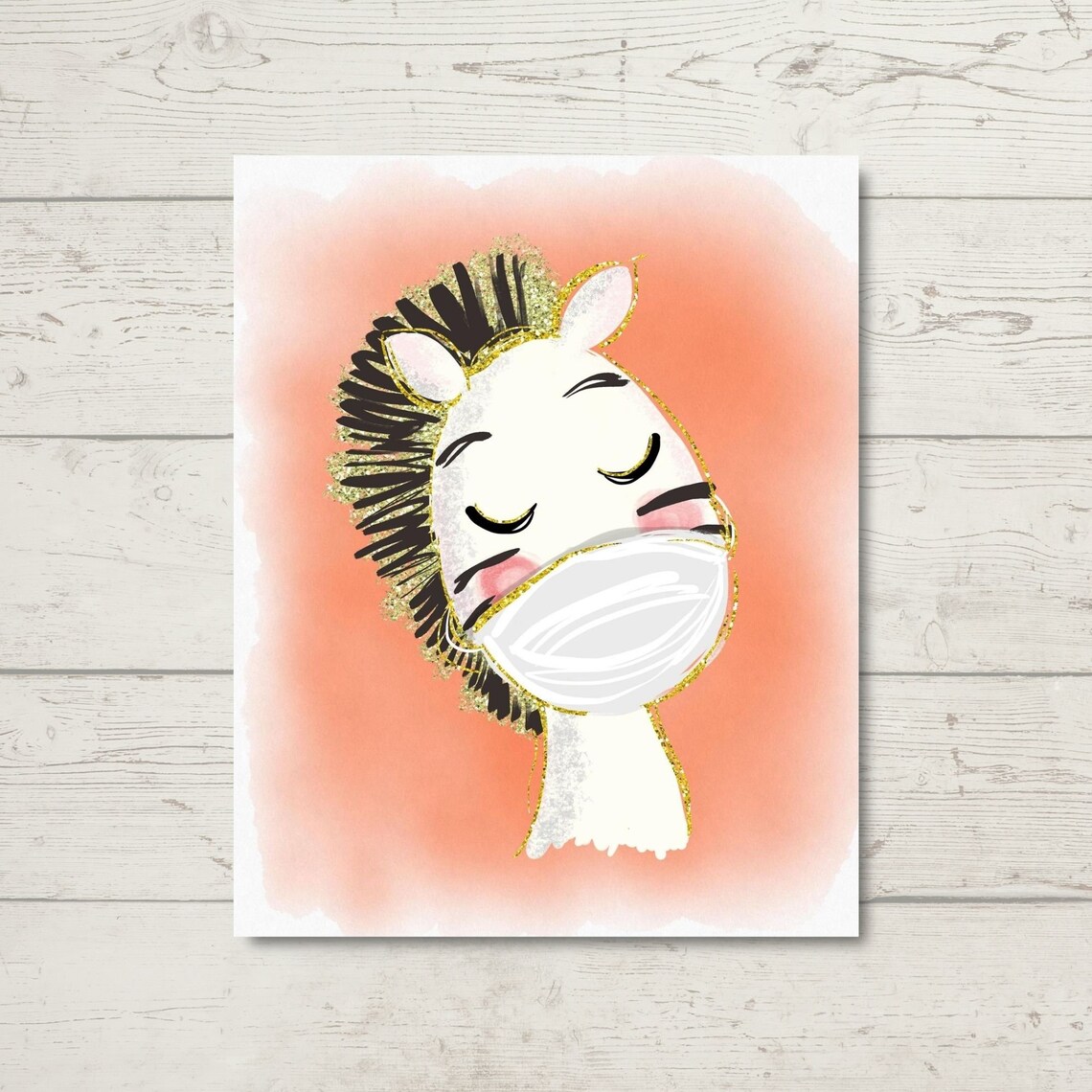 Elementary Classroom Mask Sign Set Cute Animals in Masks | Etsy