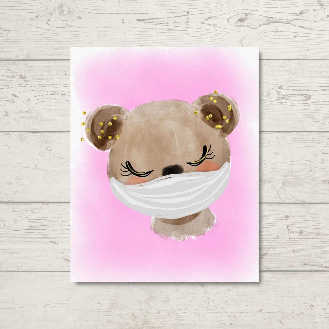 Elementary Classroom Mask Sign Set Cute Animals in Masks | Etsy