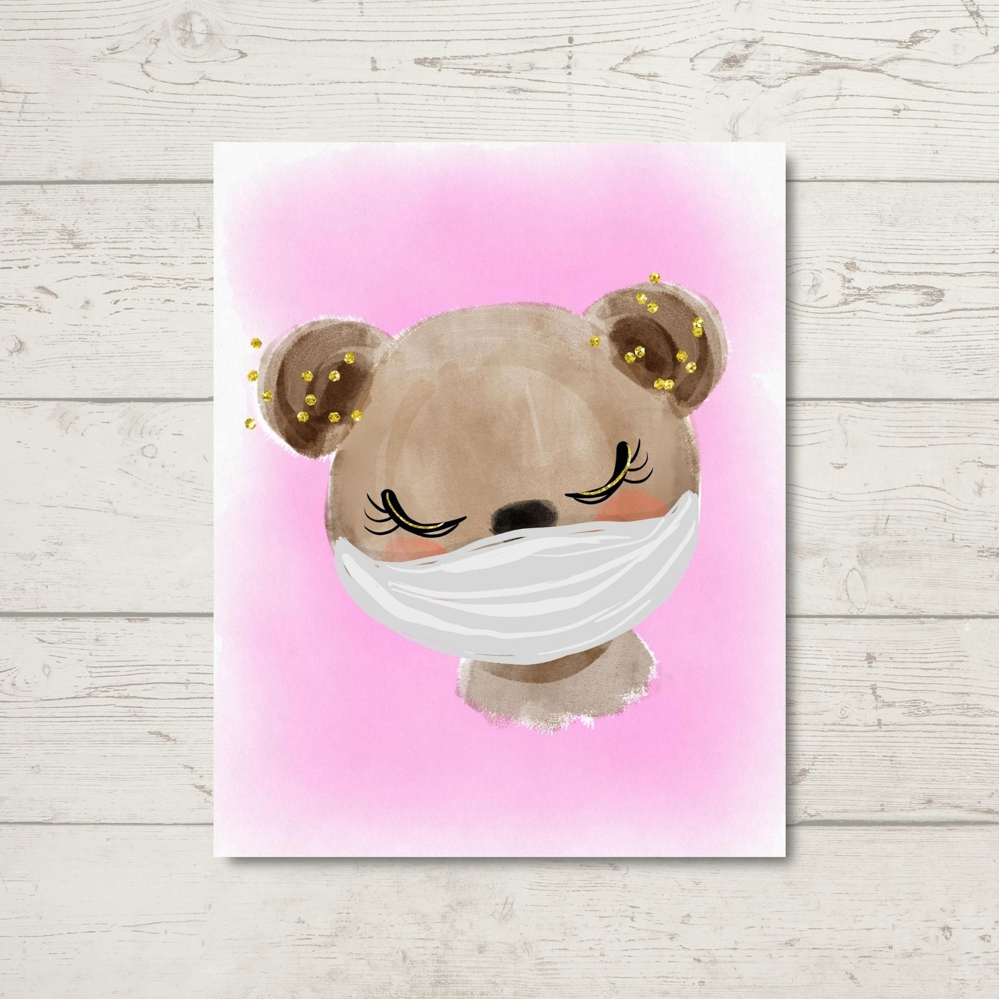 Elementary Classroom Mask Sign Set Cute Animals in Masks - Etsy