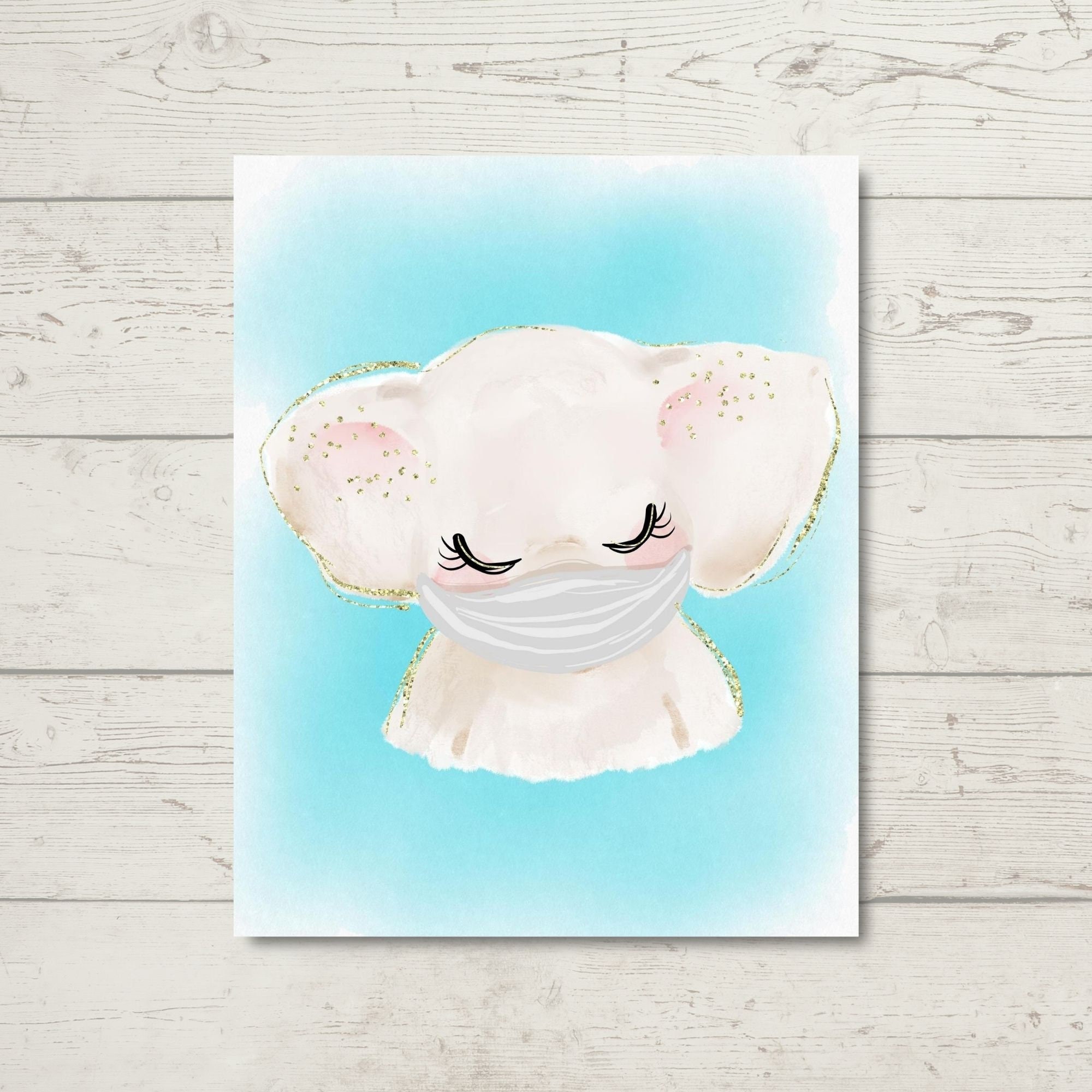 Elementary Classroom Mask Sign Set Cute Animals in Masks - Etsy