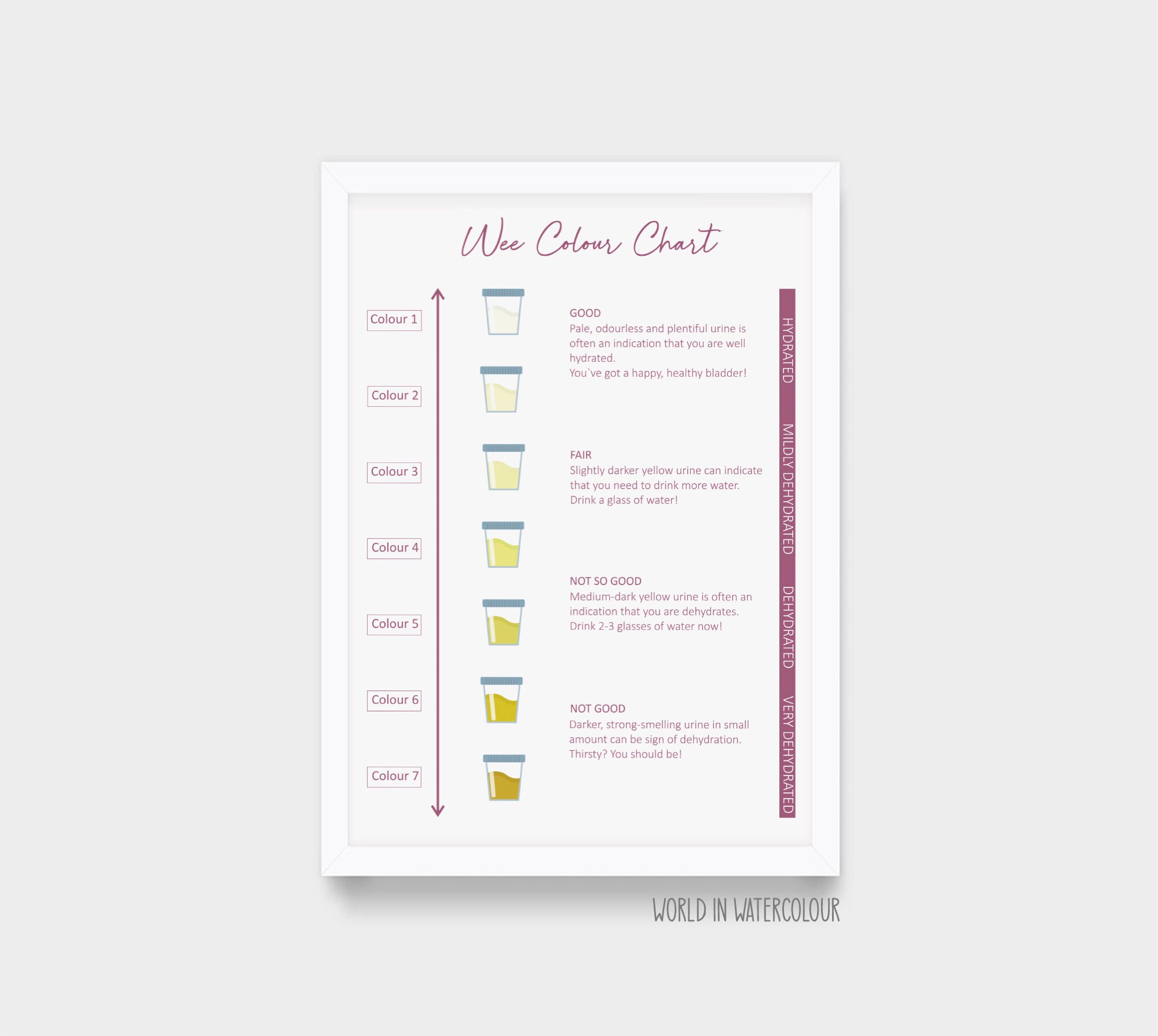 Wee Colour Chart - Etsy