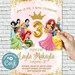 Snow White Birthday Invitation, Belle Invite, Princess Birthday Party ...