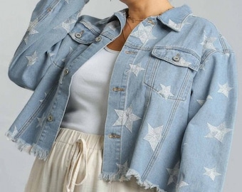 Denim Star Jacket - Etsy
