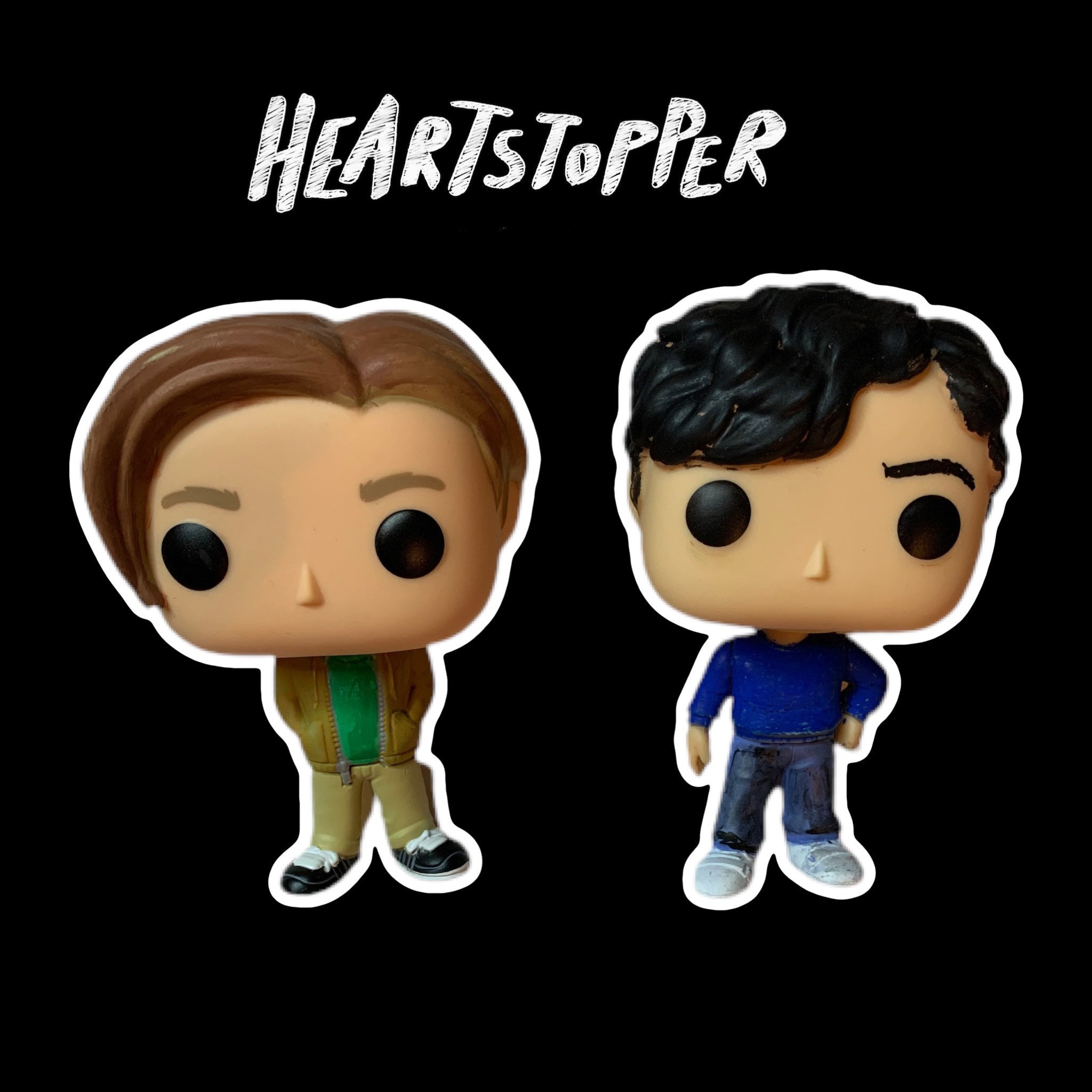 Heartstopper CUSTOM Charlie & Nick Funko - Etsy UK