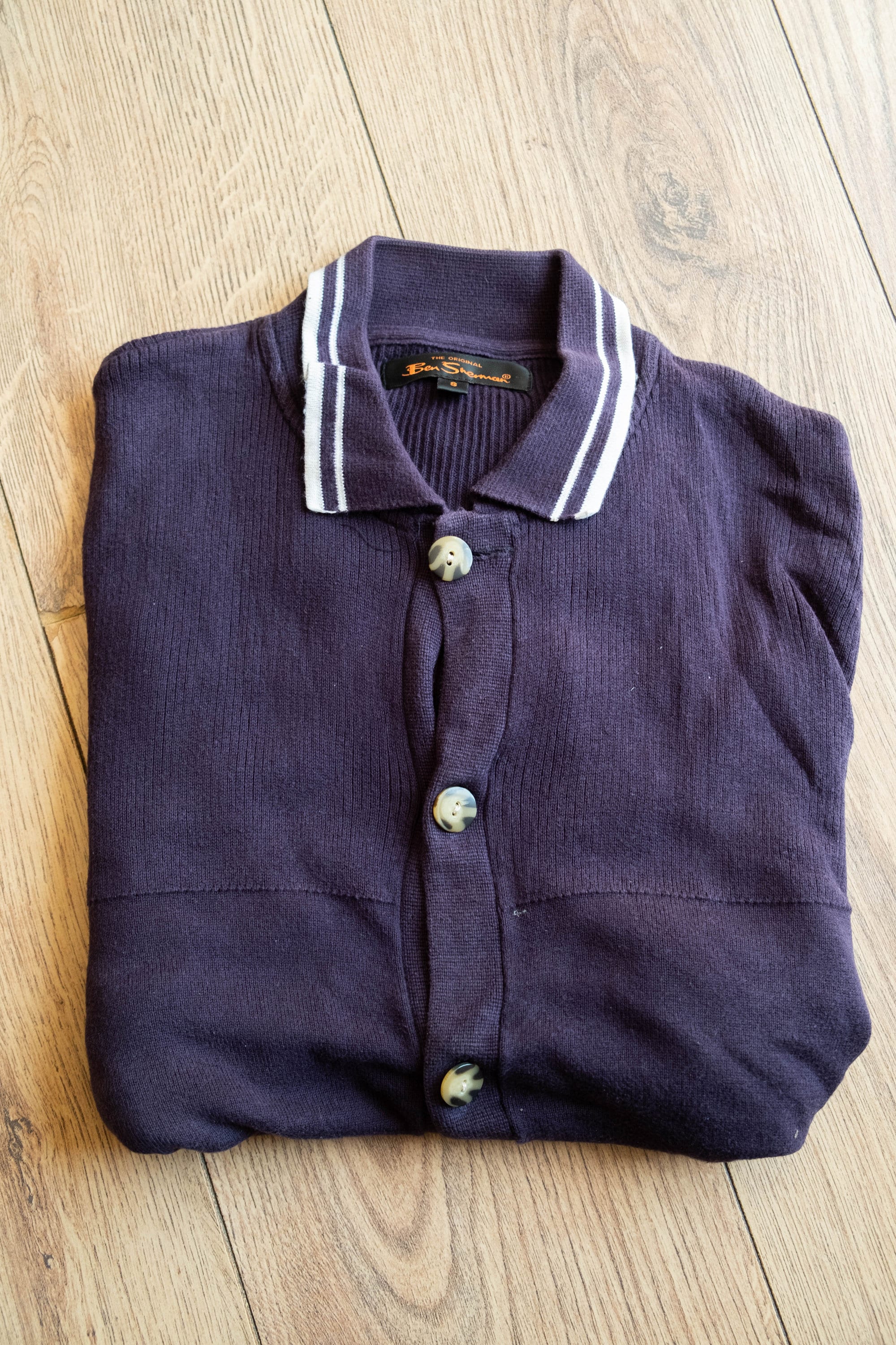 Mens Vintage Ben Sherman Button Style Cardigan Knit / Yardie Cardie ...